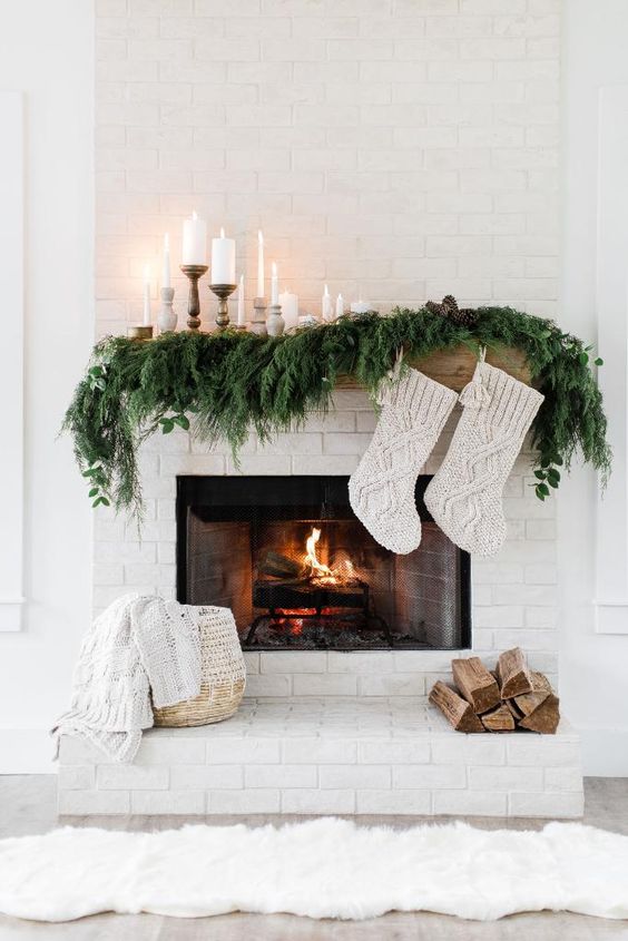15 Ways to Decorate with Greenery for the Holidays - The Striped Barn